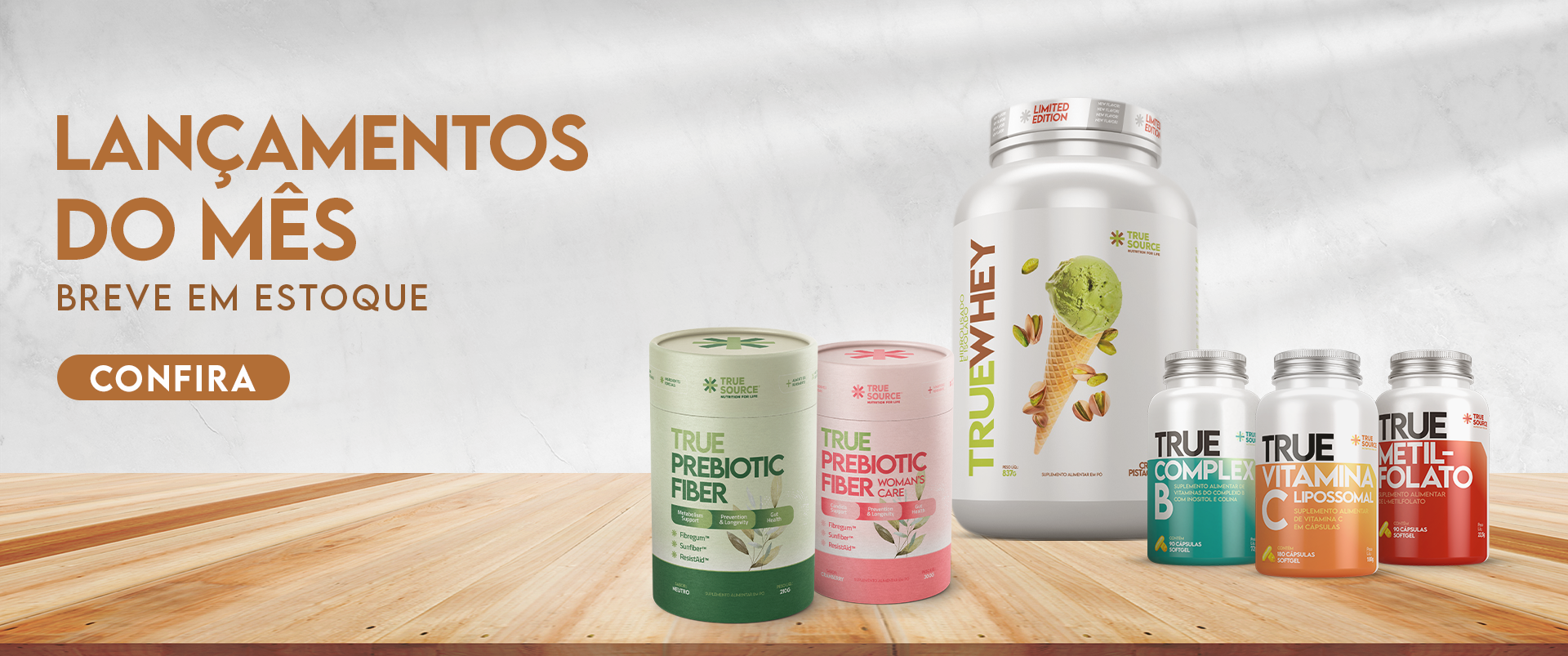 Suplementos para todas as idades: Compre na True Source!